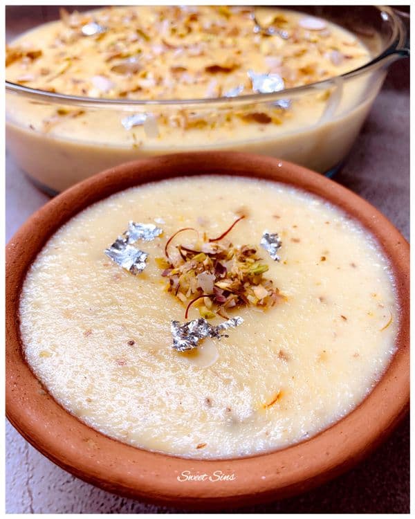 Phirni Recipe (Firni) | How to Make Kesari Phirni at Home